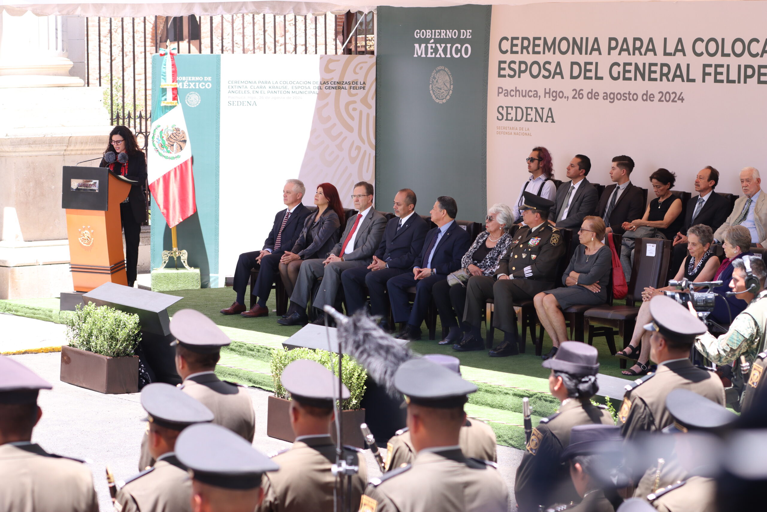 Arriban a Hidalgo cenizas de Clara Krause, esposa de Felipe Ángeles ...