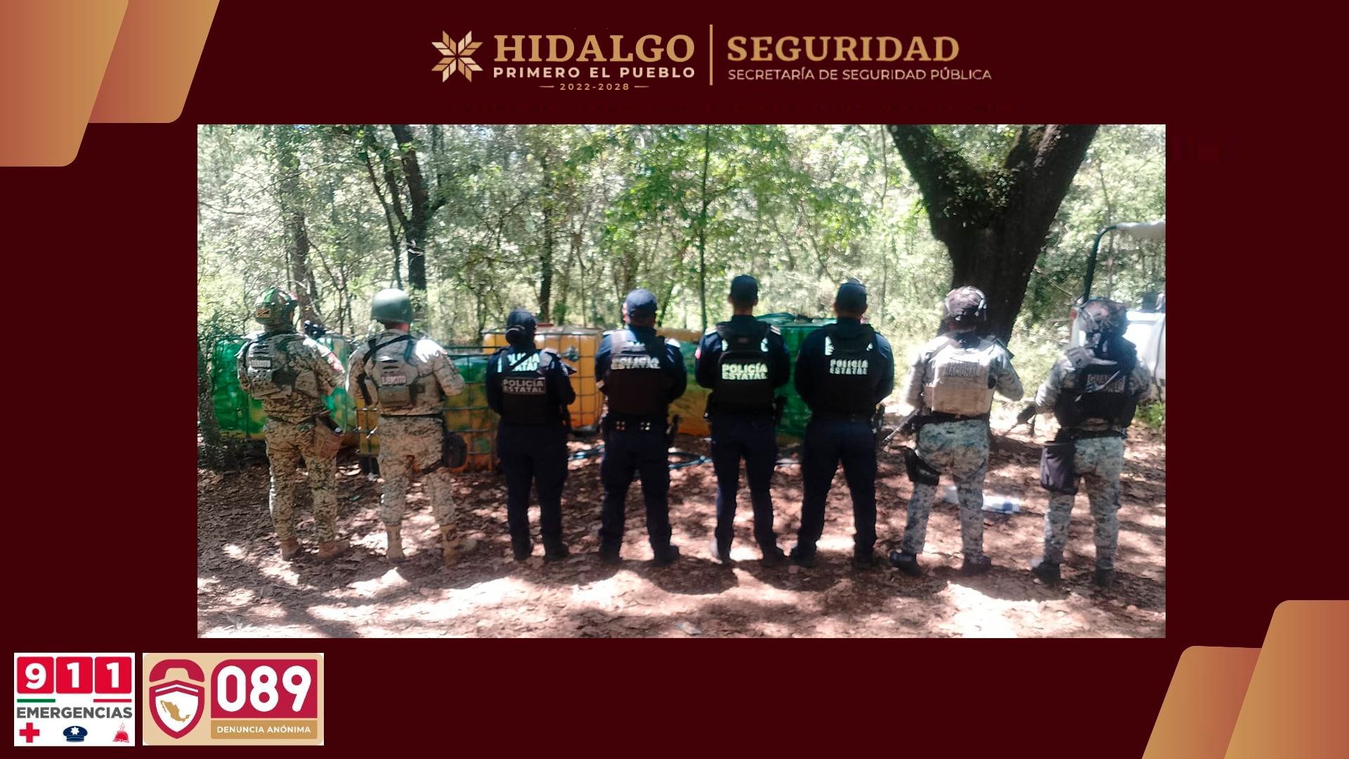 Tecnología aérea de la SSPH permite ubicar hidrocarburo robado en ...